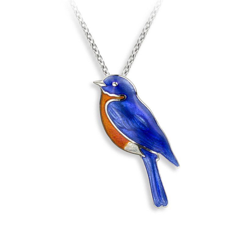 Bluebird necklace store
