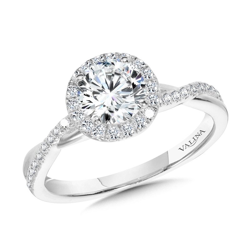 Criss cross halo engagement ring store