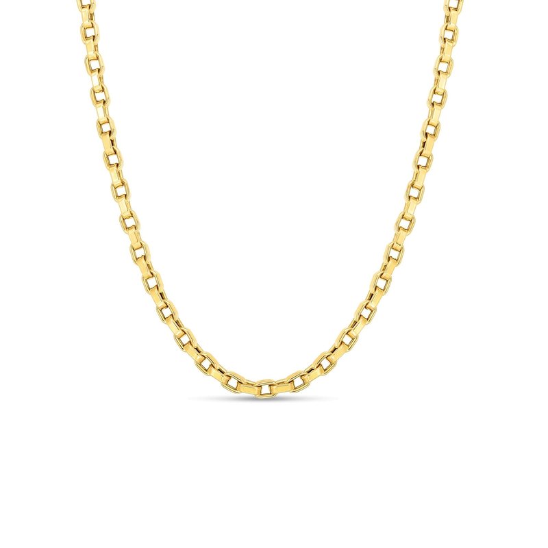 Designer Gold Square Link Chain Necklace DESIGNER-GOLD-SQUARE-LINK ...