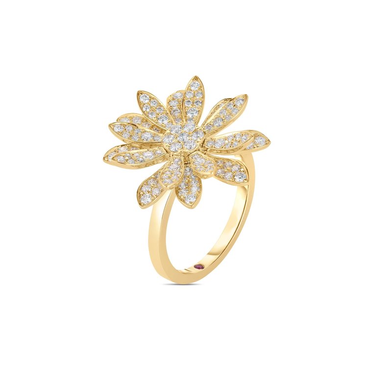 Margherita Pavé Diamond Flower Ring MARGHERITA-PAVE-DIAMOND-FLOWER-RING ...