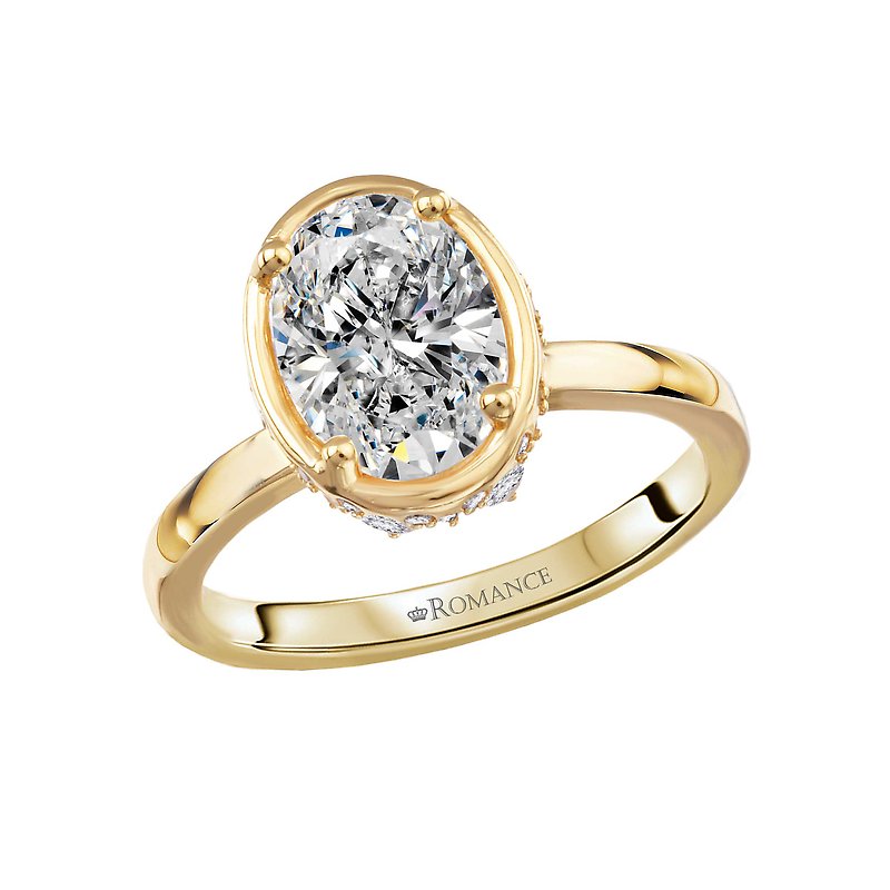 Sam's Signature Collection Semi-Mount Diamond Veiled Halo Engagement ...