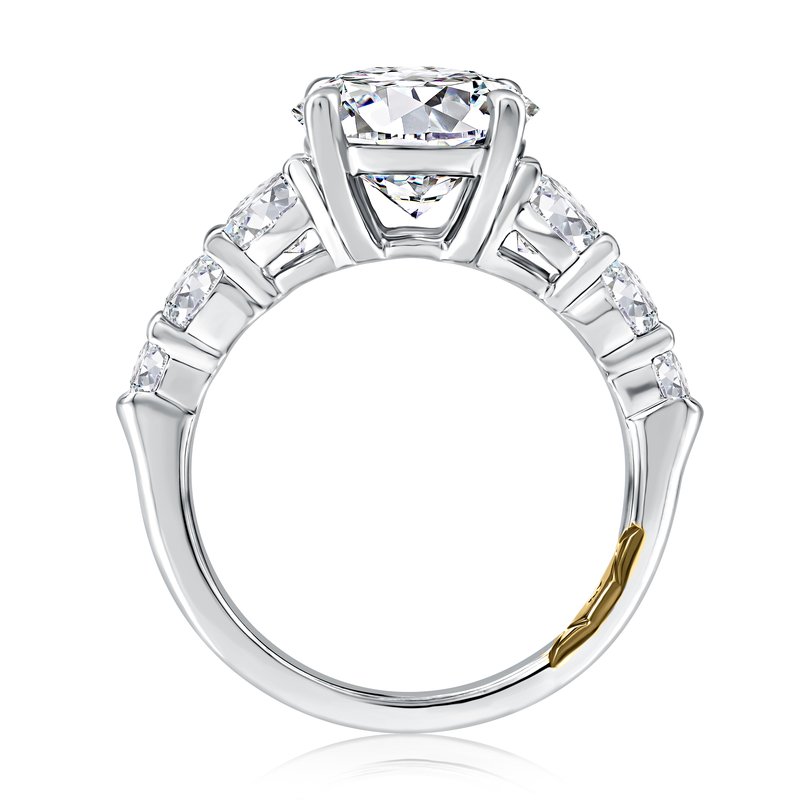 A.JAFFE Seven Stone Round Diamond Engagement Ring MECRD2905L - Moody's ...