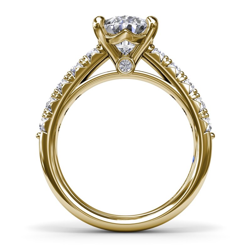 Handset Pear Diamond Engagement Ring S3684-PS-200CT - Fana