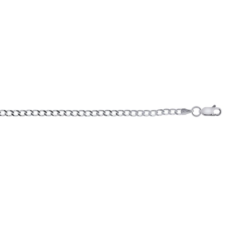 Royal Chain Silver 3mm Comfort Curb Chain AGRCRB080-16 - Windy City ...