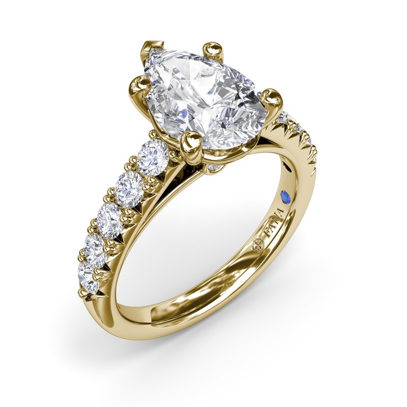 Handset Pear Diamond Engagement Ring S3684-PS-200CT - Fana