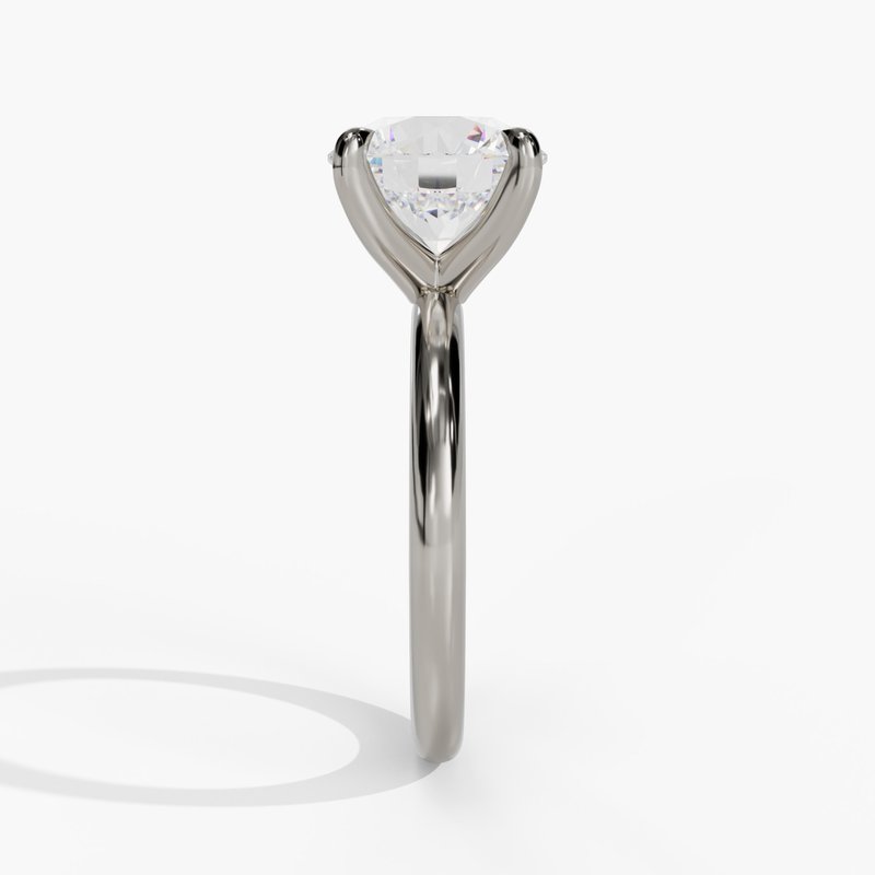 Peghead Solitaire Engagement Ring R13639 - Costar