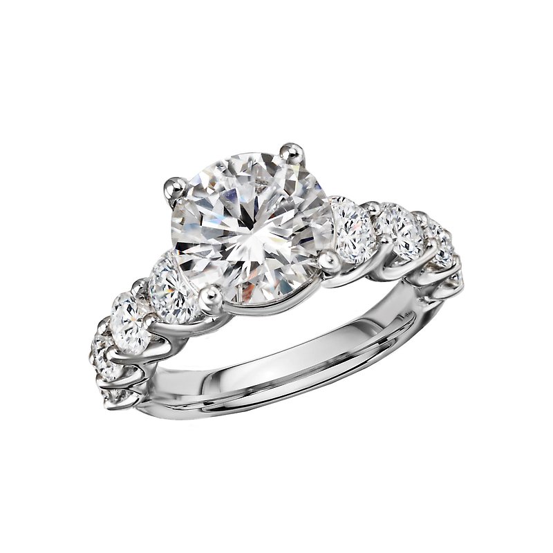 Lab Grown Diamond Bridal Semi-Mount Lab Grown Diamond Engagement Ring ...