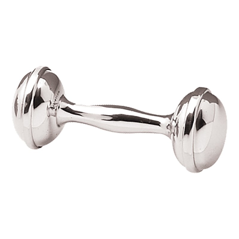 Sterling Dumbbell Rattle WEBSS625 - Berco Jewelry