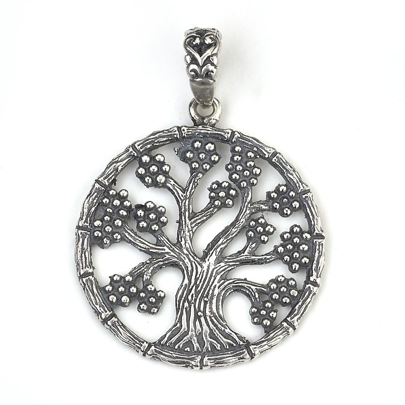 Samuel B STERLING SILVER FILIGREE TREE PENDANT 57375P.SL - Sanders ...