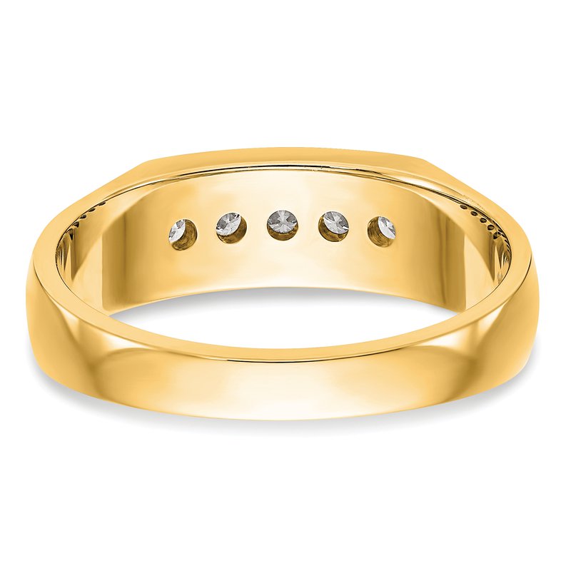 True Origin 14K White Gold Men's 1/3 carat Lab Grown Diamond VS+ F+ ...