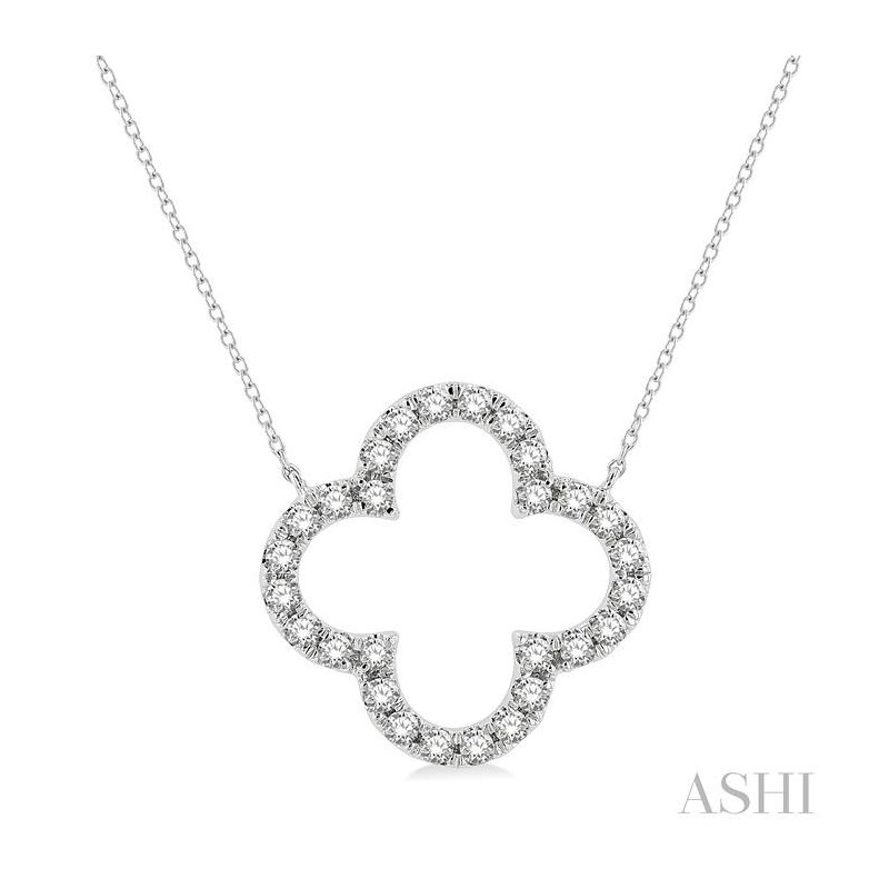 ASHI Clover Diamond Pendant 995JVPCFGNKWG Casale Jewelers