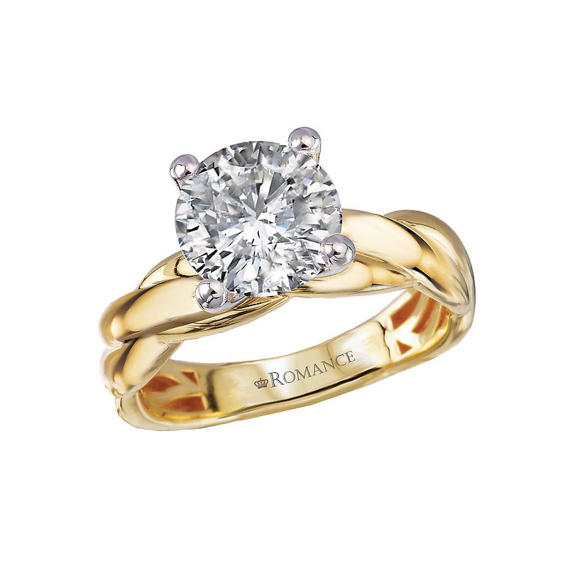Romance Solitaire Diamond Engagement Ring 160228-RD200Y - KIM International