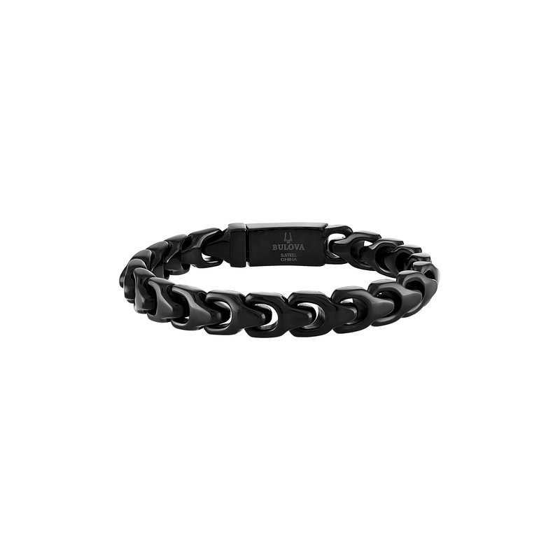 Bulova Stainless Steel Classic Jewelry Mens Bracelet