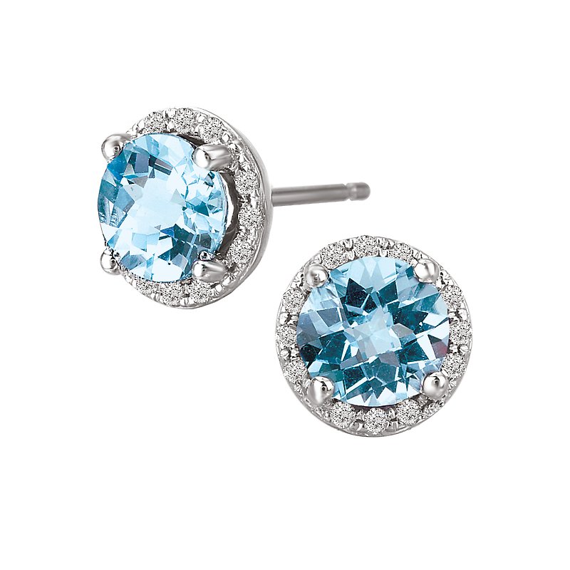 Tesoro blue topaz earrings store