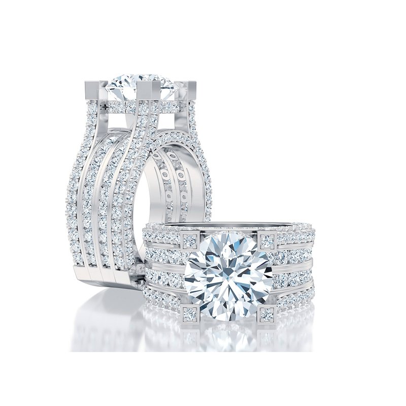 A.JAFFE A.JAFFE Signature Shank™;New Engagement Rings MESRD2883 ...