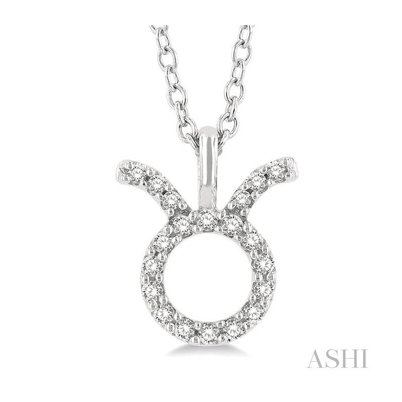 Taurus Zodiac Diamond Pendant
