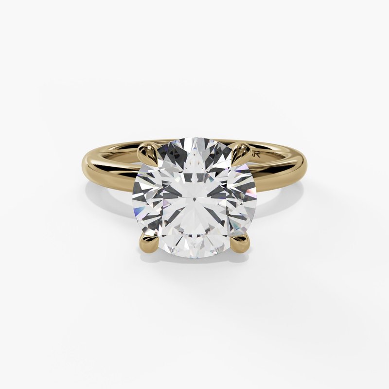 Peghead Solitaire Engagement Ring R13639 - Costar
