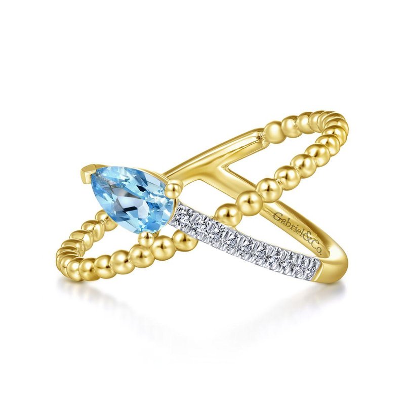 Gabriel Fashion Ring LR51446Y45BT - Precision Jewellers