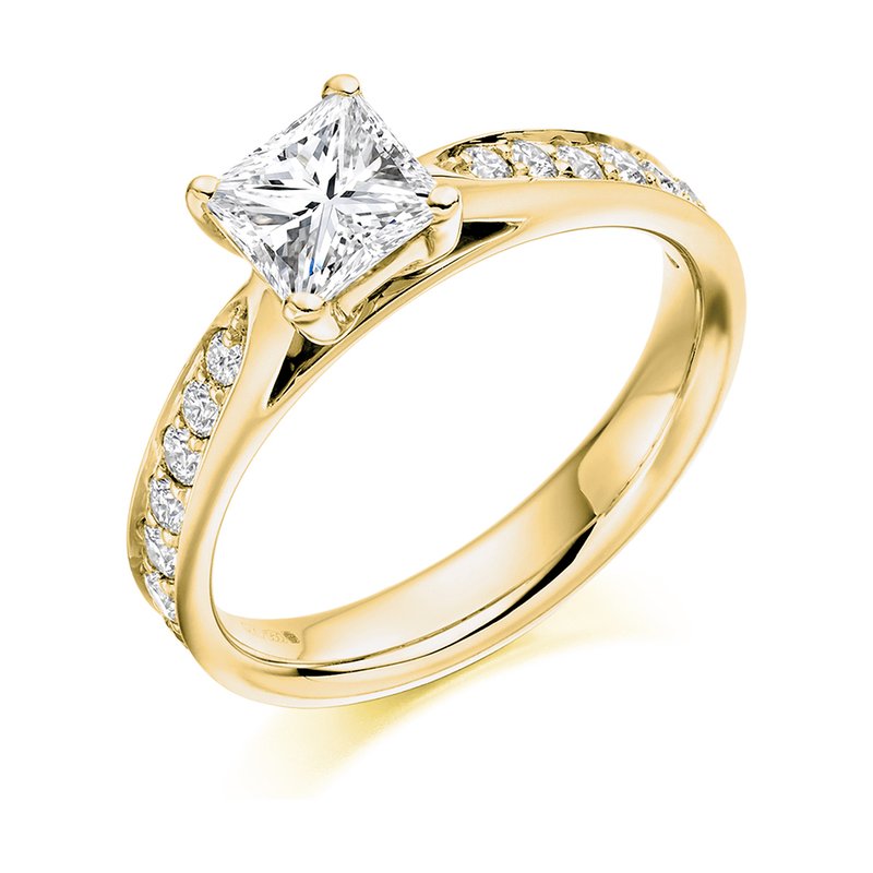 Raphael Bridal Solitaire with Diamond Set Shoulders ENG3542 SMT - Trust ...
