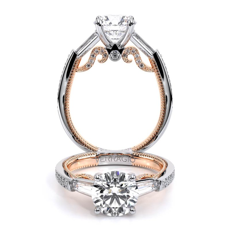 Verragio Insignia-7110r-18k Two Tone Round 2185_18K_INS_TWO - Diamond District