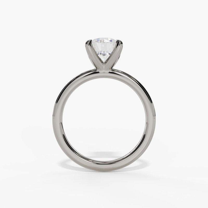 Peghead Solitaire Engagement Ring R13639 - Costar