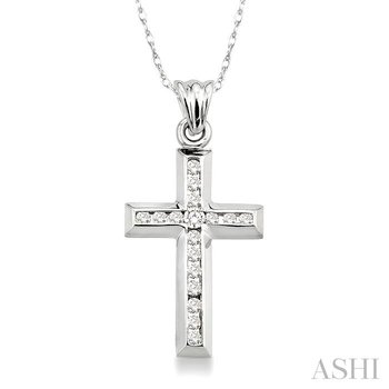 ASHI Cross Pearl & Diamond Fashion Pendant 555B8JGTGPDWPYG ASHI Cross Pearl & Diamond Fashion Pendant 555B8JGTGPDWPYG