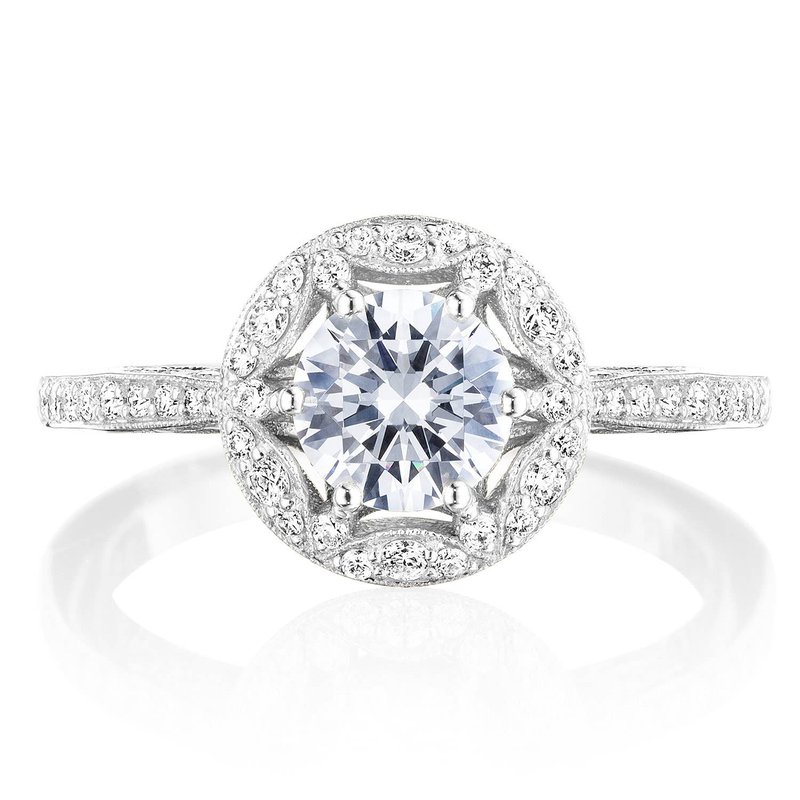 TACORI Round Bloom Engagement Ring HT2568RD - Diamond District