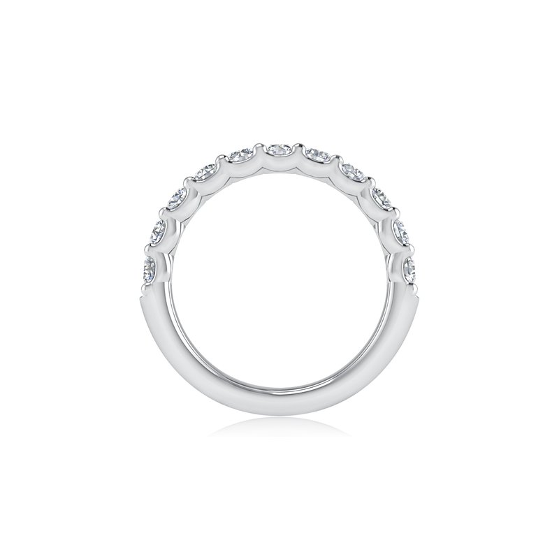 A. JAFFE Delicate Halfway Diamond Wedding Band MRCRDB2521H - Devon Fine ...