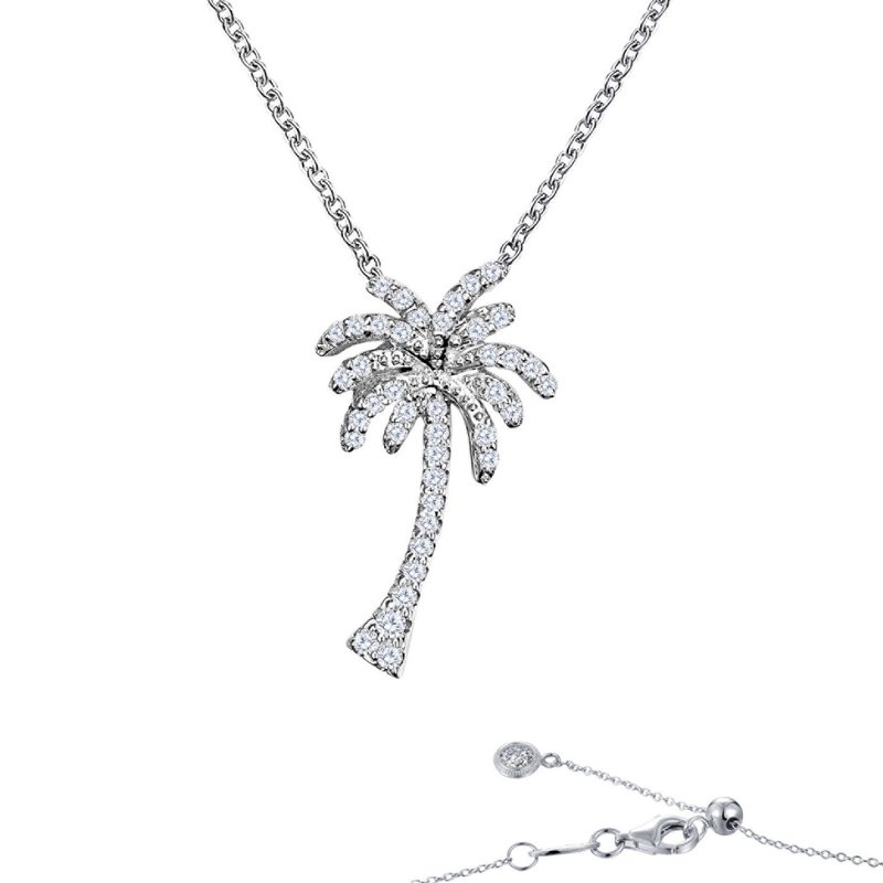 LaFonn Tropical Palm Tree Necklace N0160CLP20 - Setterberg Jewelers