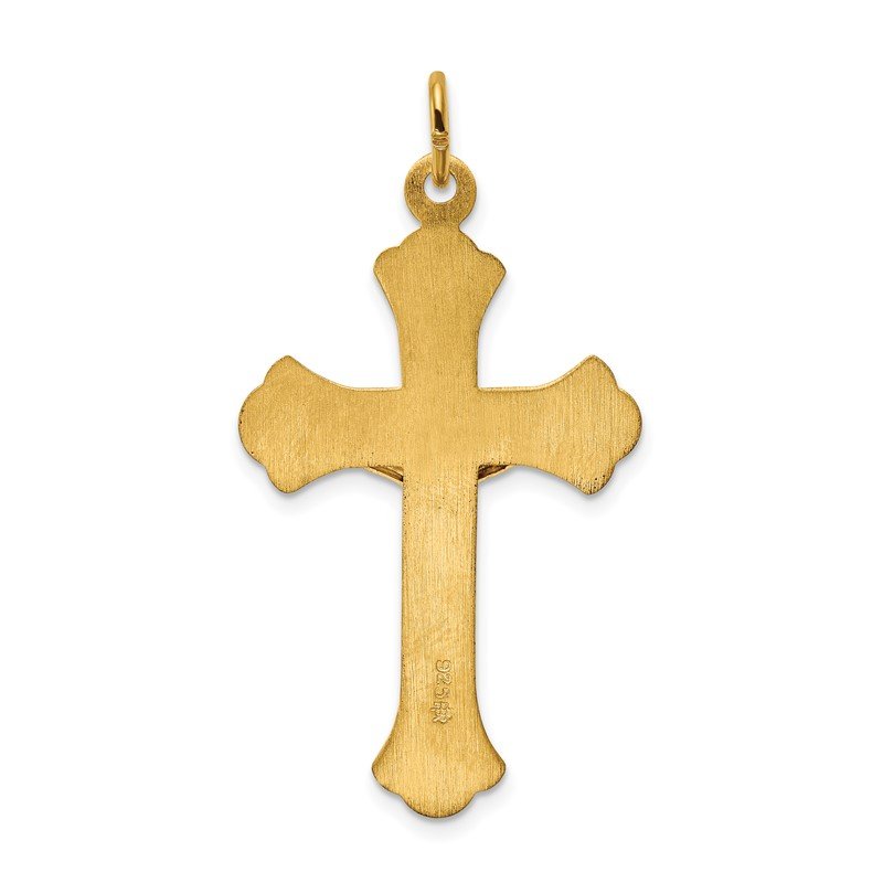 24k gold crucifix pendant store