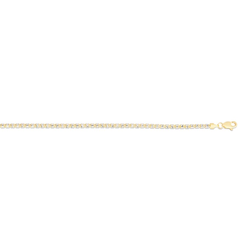 Royal Chain 10K 2.7mm Two-Tone Fancy Ice Chain ZTICED100-20 - Windy ...