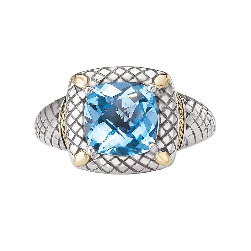 Eleganza blue topaz ring store
