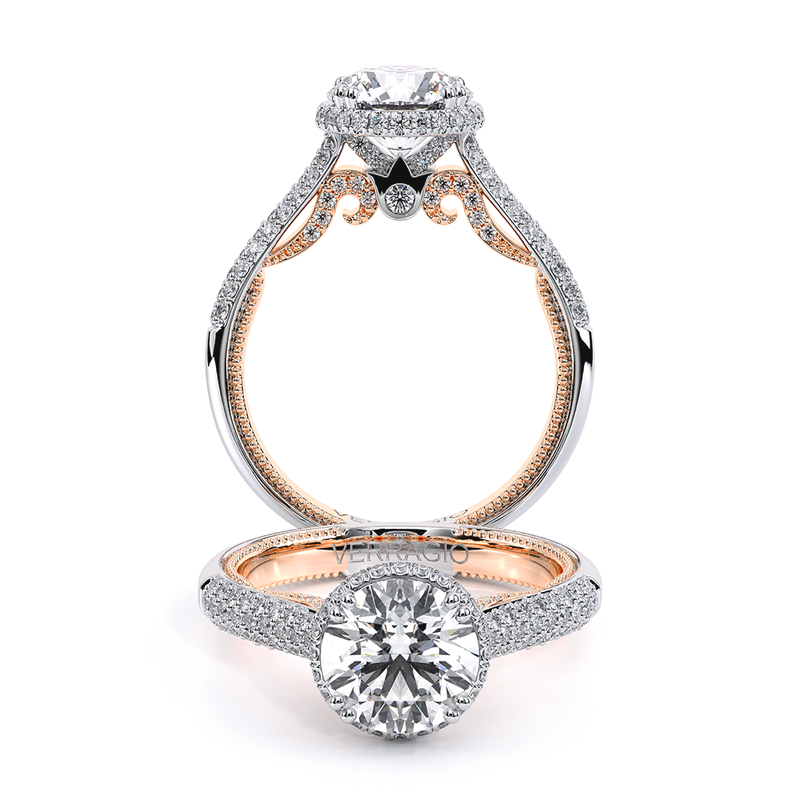 Verragio Insignia-7105R-18K Two Tone Round 2097_18K_INS_TWO - Diamond District