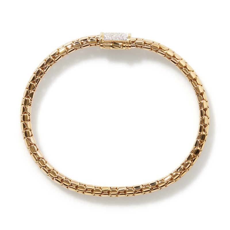 Dot Chain Bracelet, Gold, Diamonds BGX39102DI - Mednikow
