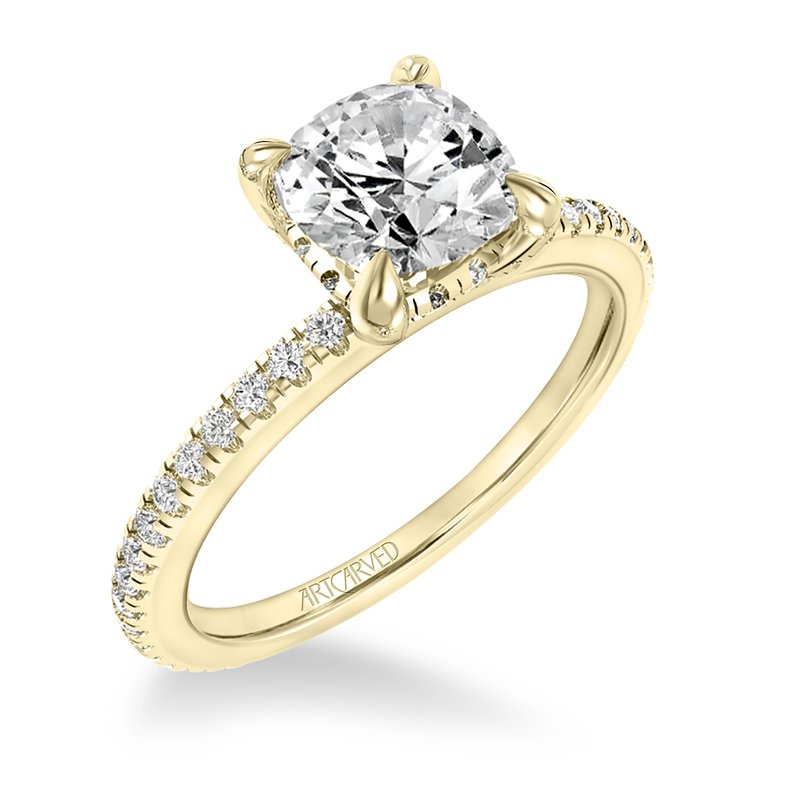 ArtCarved Engagement Ring 31-V820-E - Evan James Ltd.