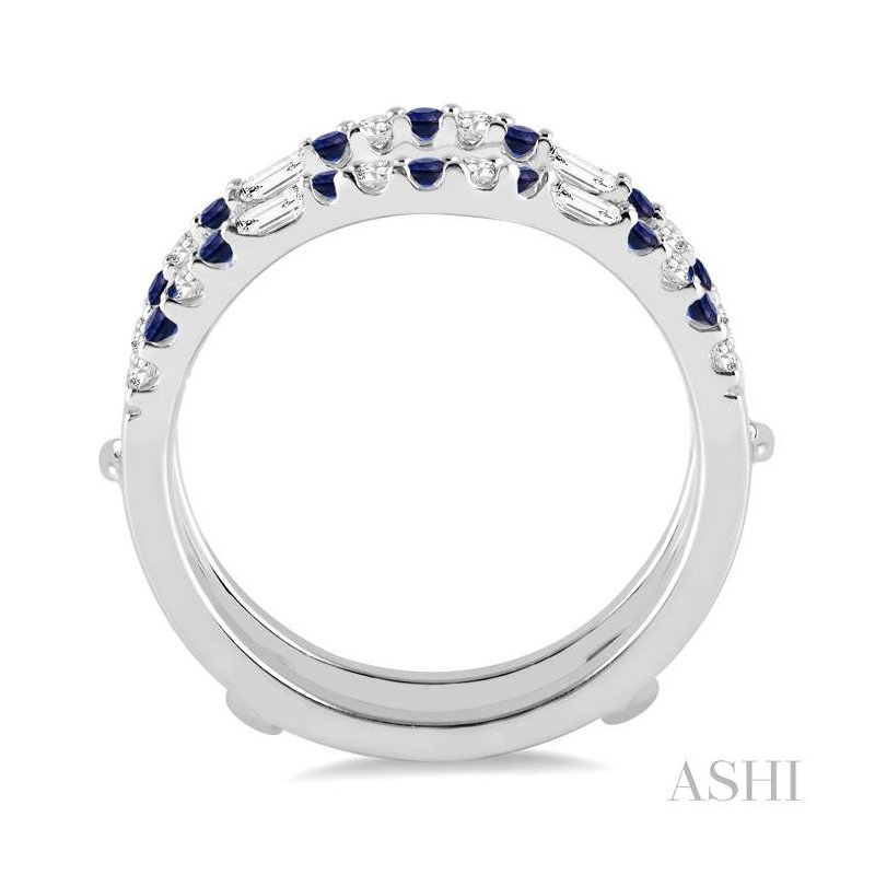 Crocker's Collection Gemstone & Diamond Insert Ring 29755CFFGSPWG ...