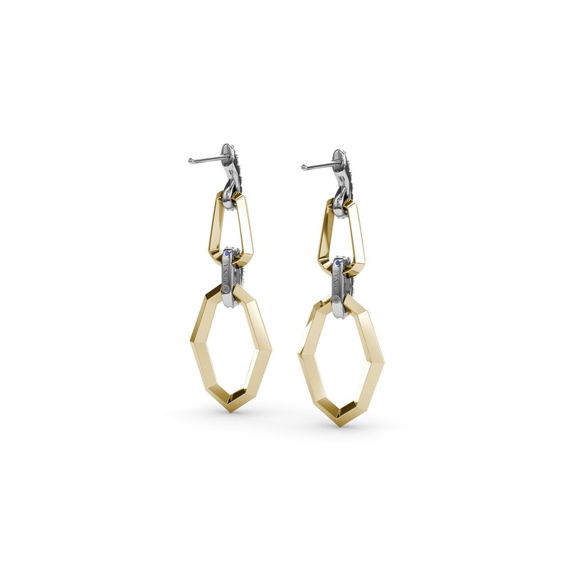 Lynq Geometric Drop Earrings