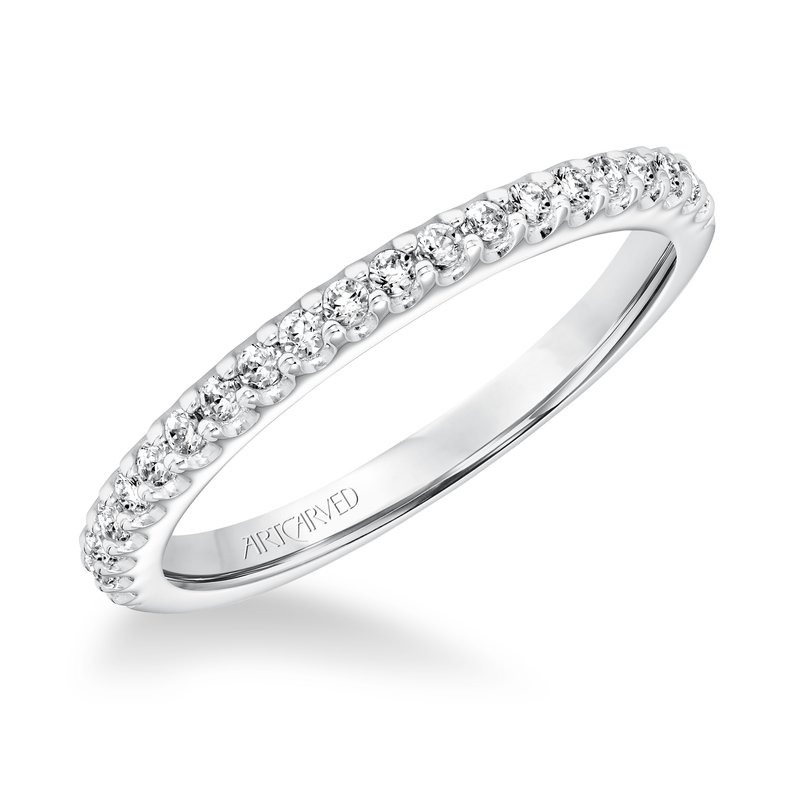ArtCarved ArtCarved Emme Wedding Band 31-V645W-L - Charles Nusinov & Sons