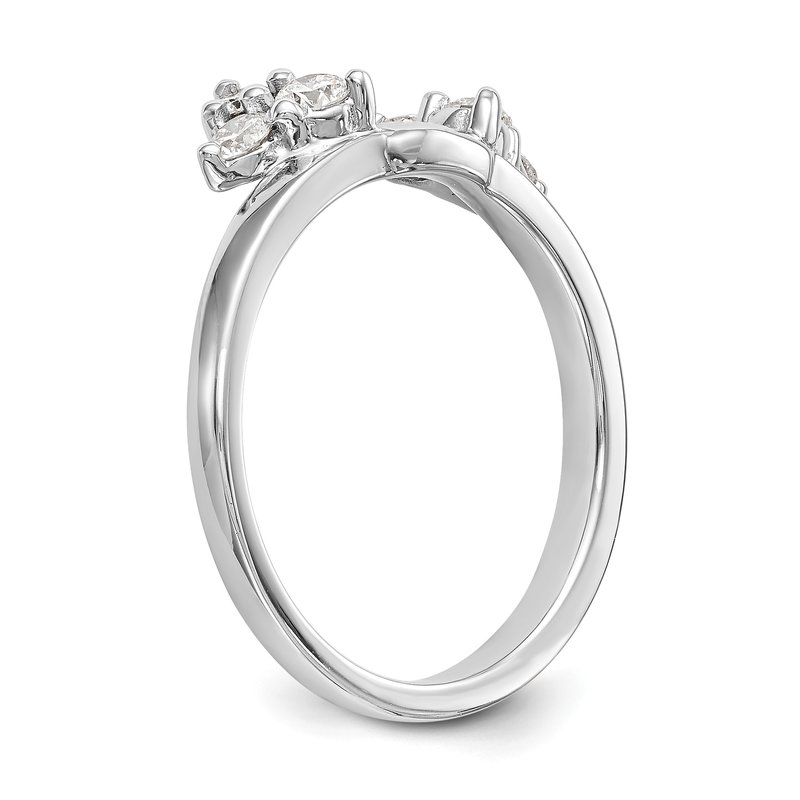 True Origin 14K White Gold 3/8 carat Lab Grown Diamond VS+ F+ Complete ...