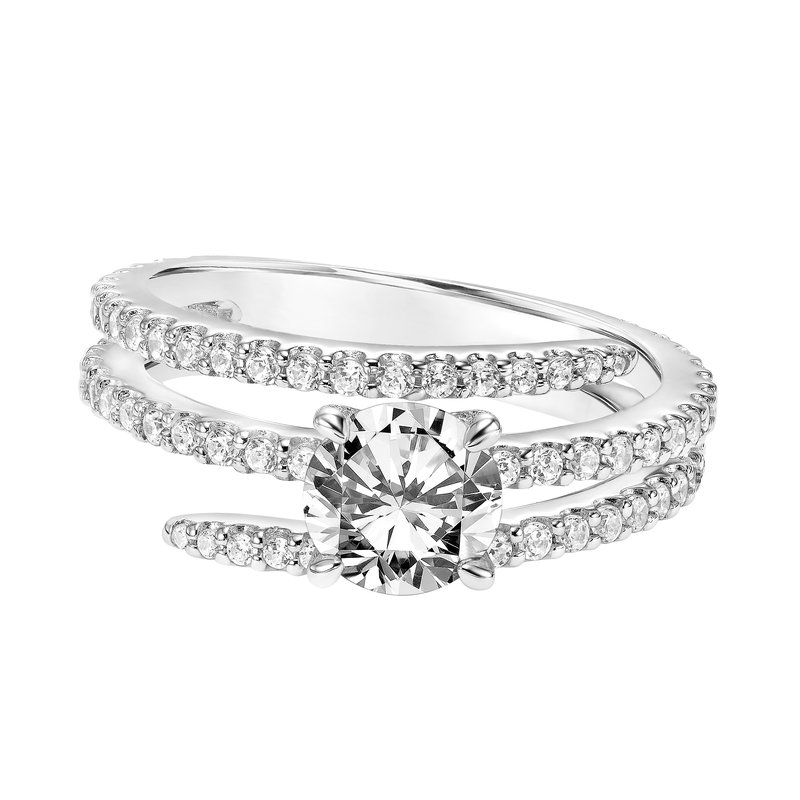 Goldman Engagement Ring 31-11072-E - Charles Nusinov & Sons