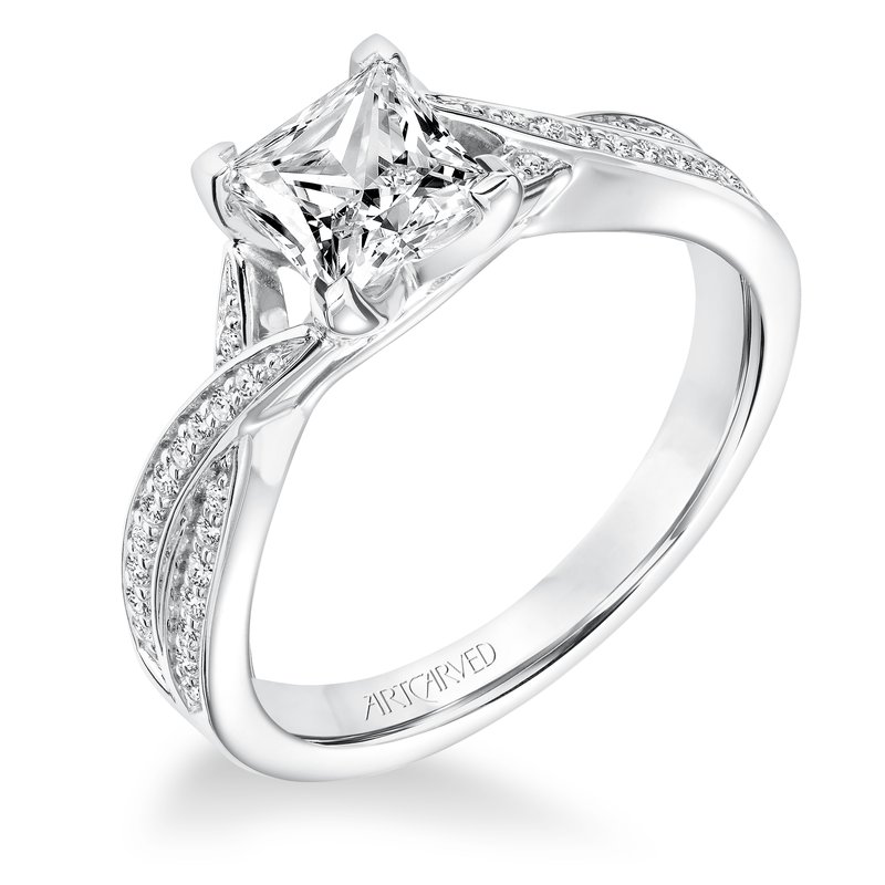 ArtCarved ArtCarved London Diamond Engagement Mounting 31-V656ECW-E ...