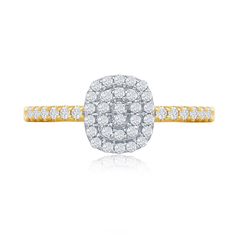 Veer Diamonds Cushion Ring R6004 - Johnson Jewelers