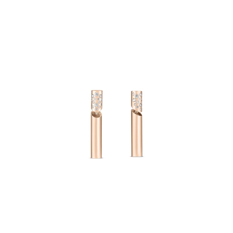Roberto Coin Domino Speckled Diamond Stick Earrings DOMINO-SPECKLED ...