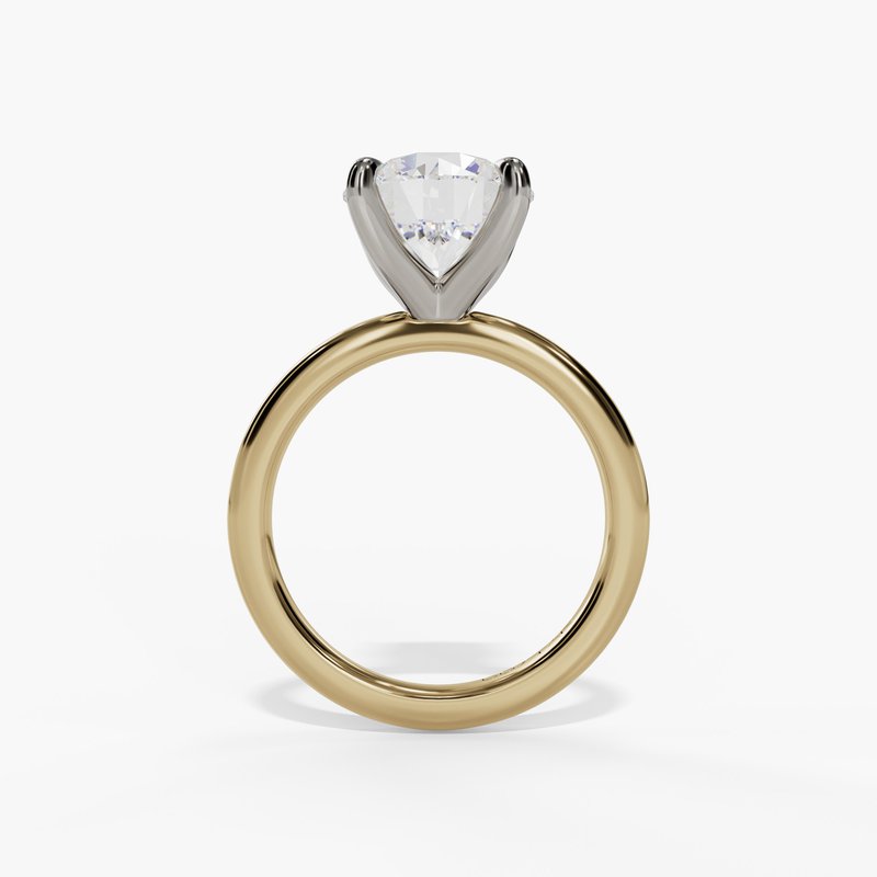 Peghead Solitaire Engagement Ring R13639 - Costar