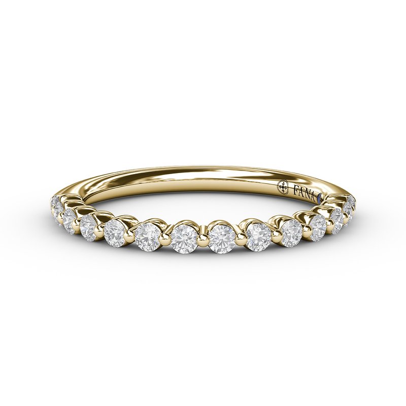 Single Prong Set Anniversary Band W6301 - Fana