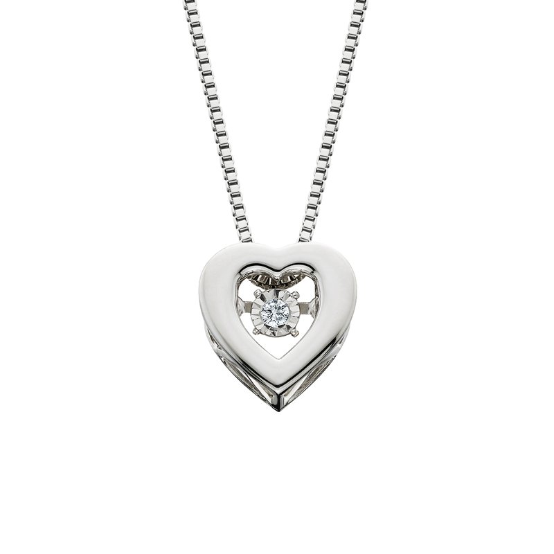 SS Diamond Dancer Pendant ASPSSA1620D - Berco Jewelry