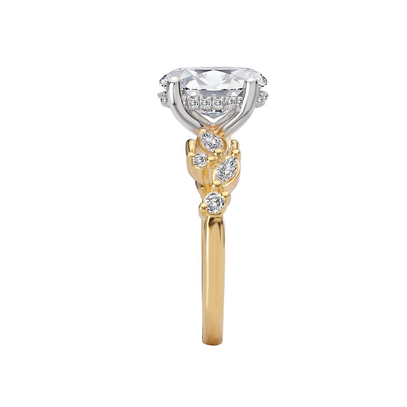 Romance Semi-Mount Diamond Engagement Ring 160290-OV200Y - KIM ...