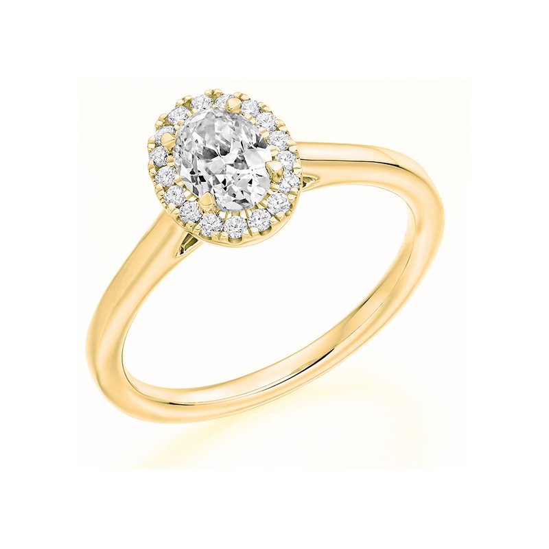 Raphael Bridal Halo with Plain Shoulders ENG4020 SMT - Trust & Co.