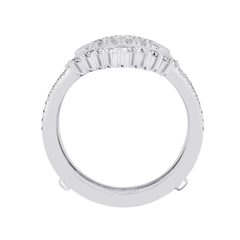 Large & Small Baguette & Round Diamond Enhancer R14736B - Costar