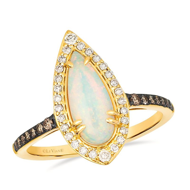 Le Vian 14K Yellow Gold Diamond Opal Ring BVZE 4 - Lowe's Jewelers